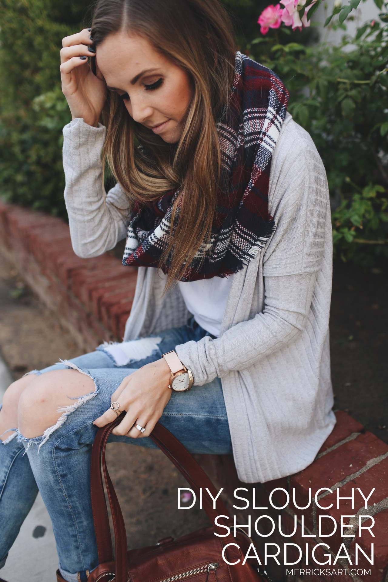 DIY DROP SHOULDER CARDIGAN - Merrick's Art