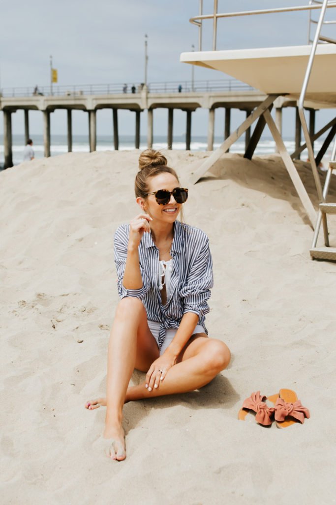 Two Easy, Effortless Beach Outfits You Can Actually Pull Off - Merrick ...