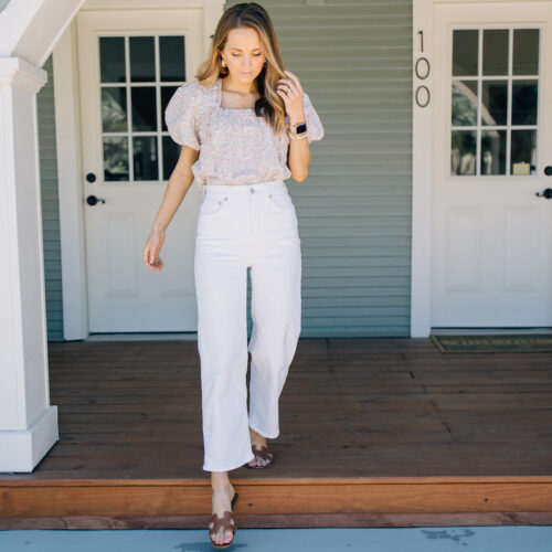 Trendy Tuesday: How to Wear Straight Leg Jeans - Merrick's Art