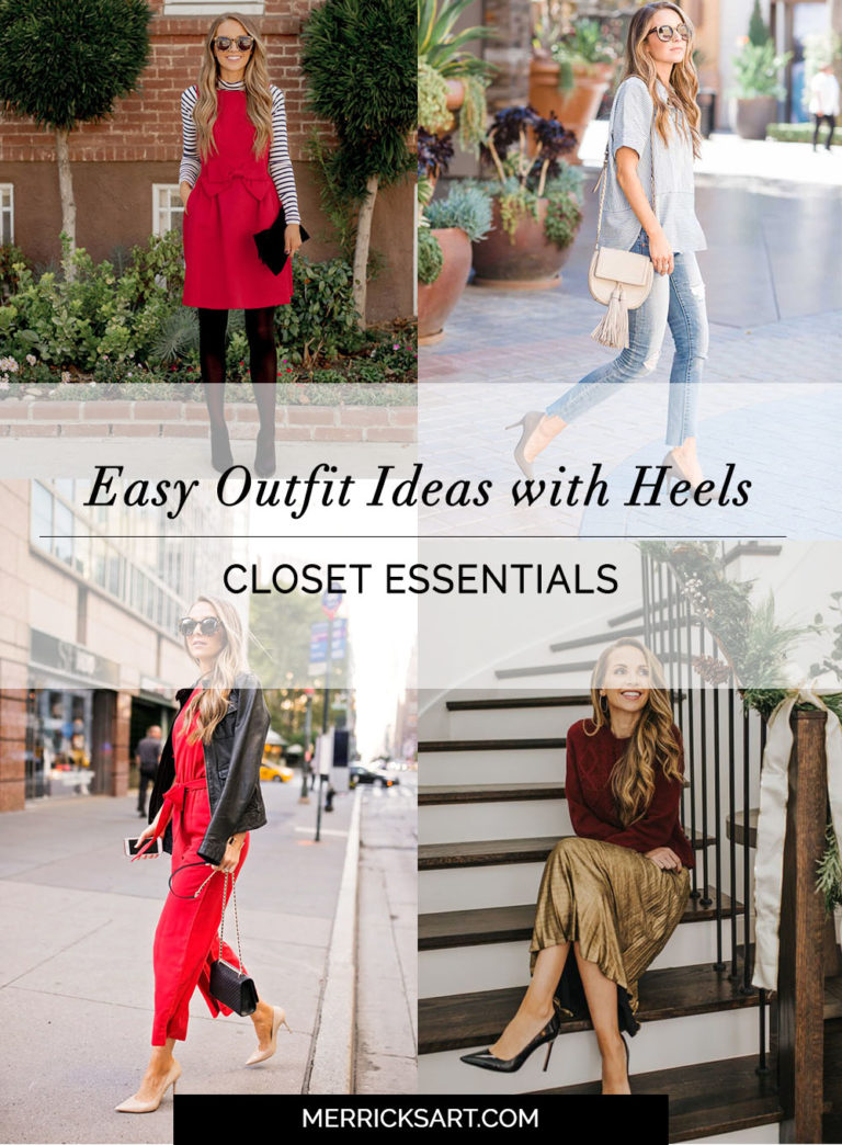 A Bunch of Ideas for Outfits with Heels - Merrick's Art