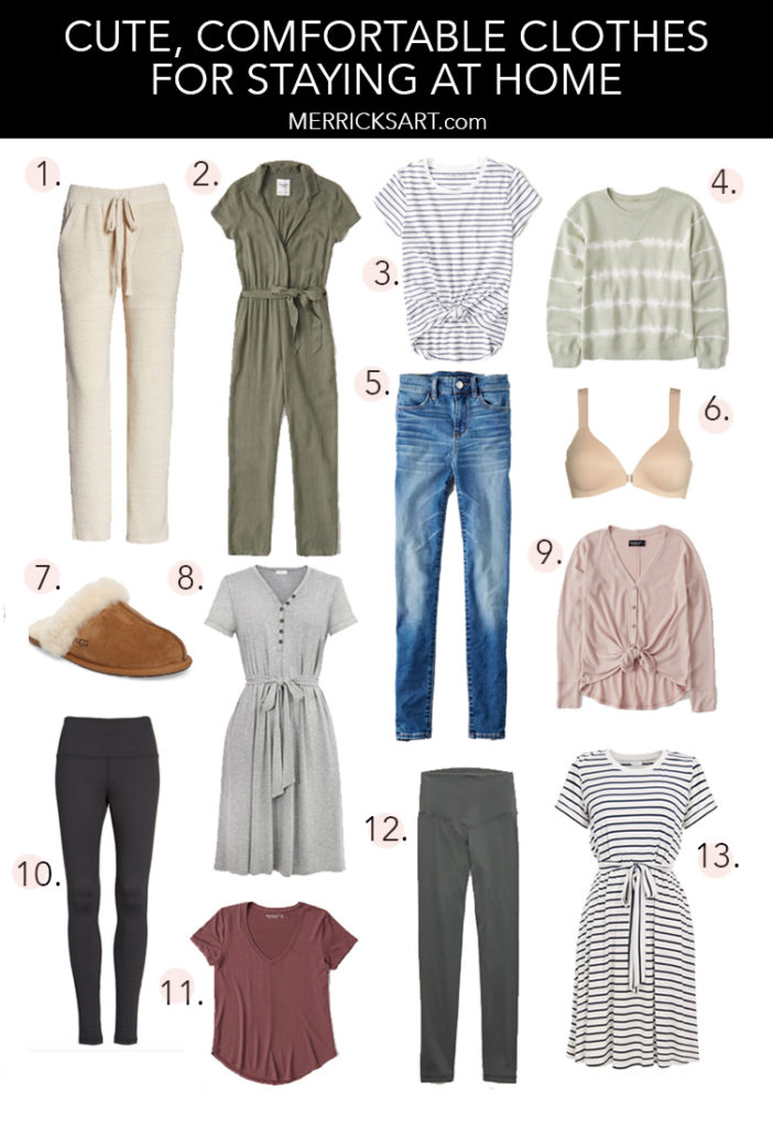 Cute, Comfy Outfits for Staying at Home - Merrick's Art