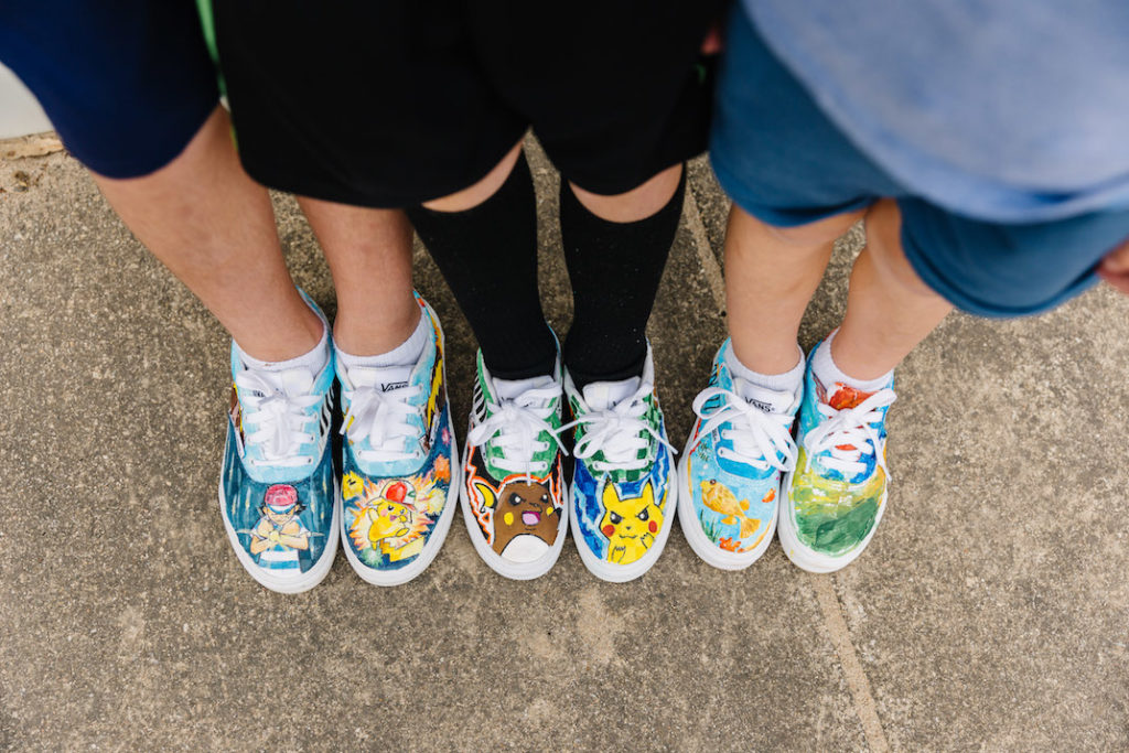 How to Custom Paint Shoes With Your Kids - Merrick's Art