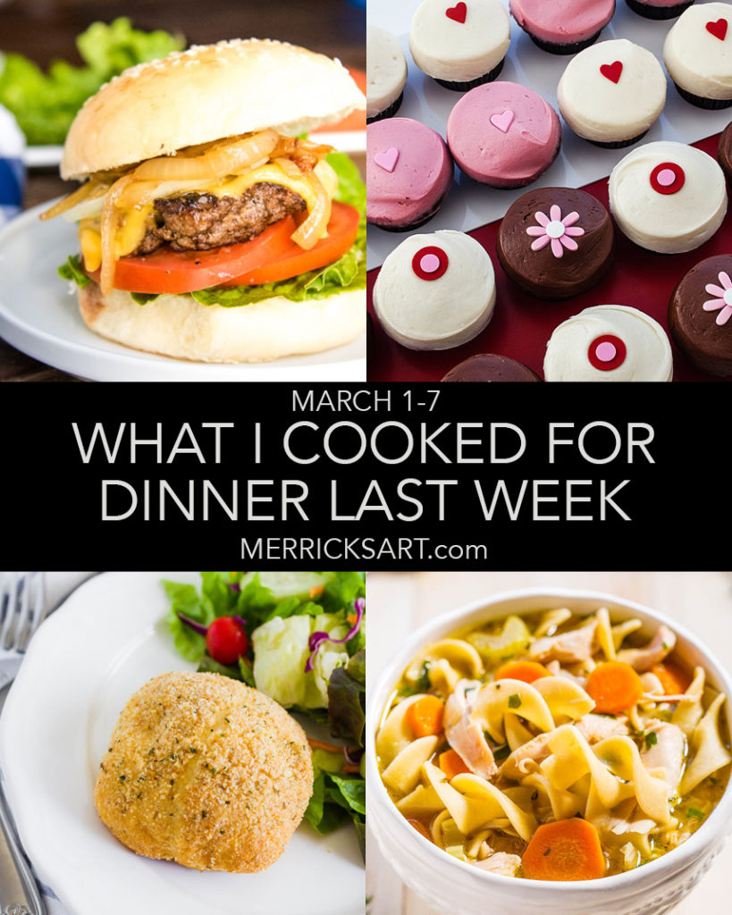What I Cooked for Dinner This Week (Weekly Menu) - Merrick's Art