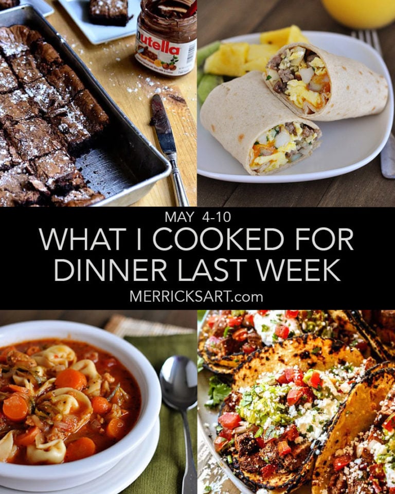 What I Cooked for Dinner This Week (Weekly Menu) - Merrick's Art