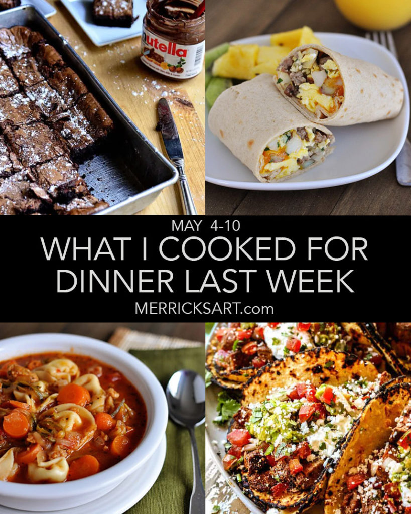 What I Cooked for Dinner This Week (Weekly Menu) - Merrick's Art