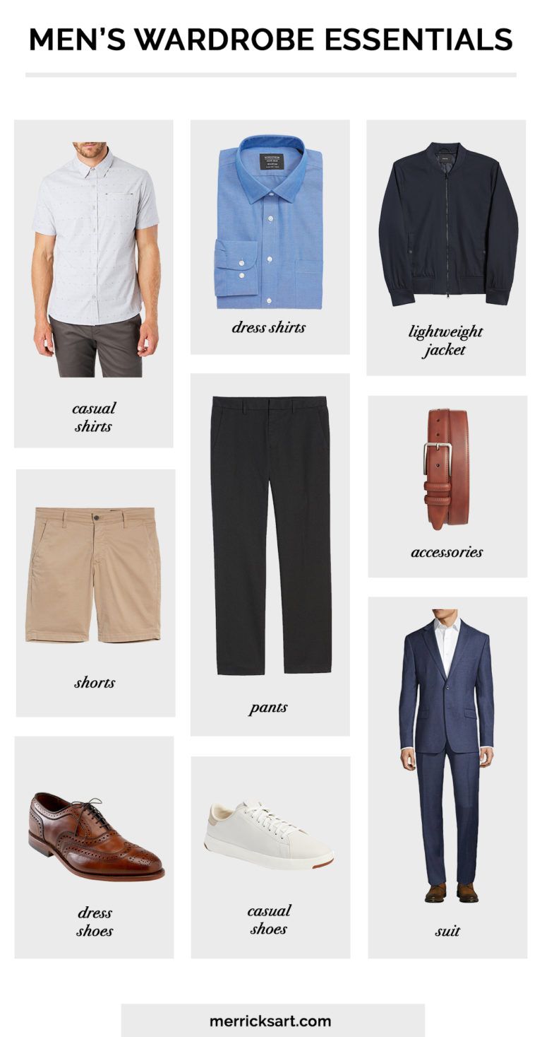 Men's Wardrobe Essentials (How to Help Your Husband's Closet) - Merrick ...