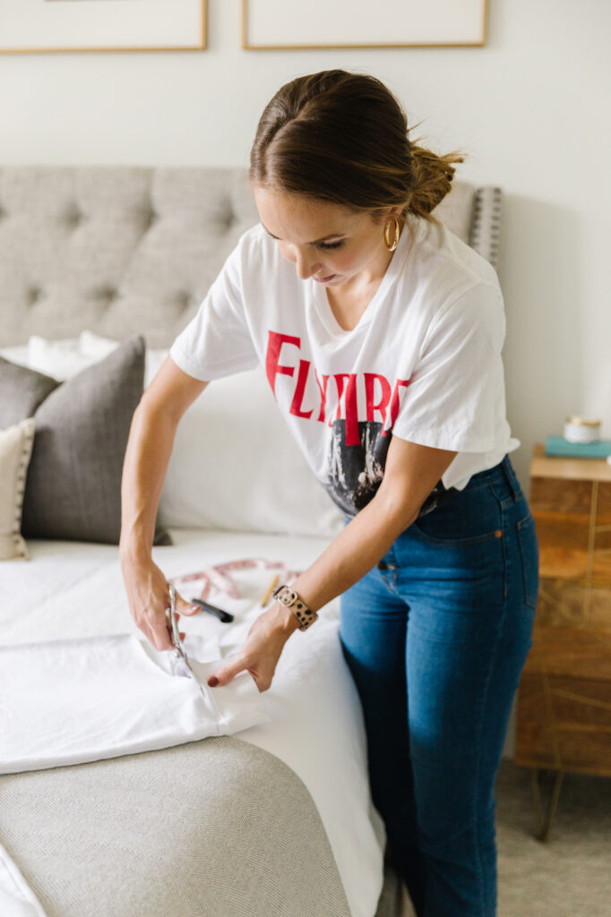 How to Crop a Sweatshirt (No-Sew, Beginner Project) - Merrick's Art