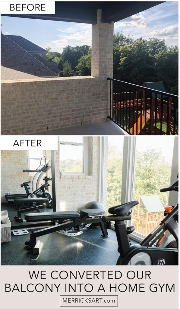 We Converted Our Balcony into a Home Gym! - Merrick's Art