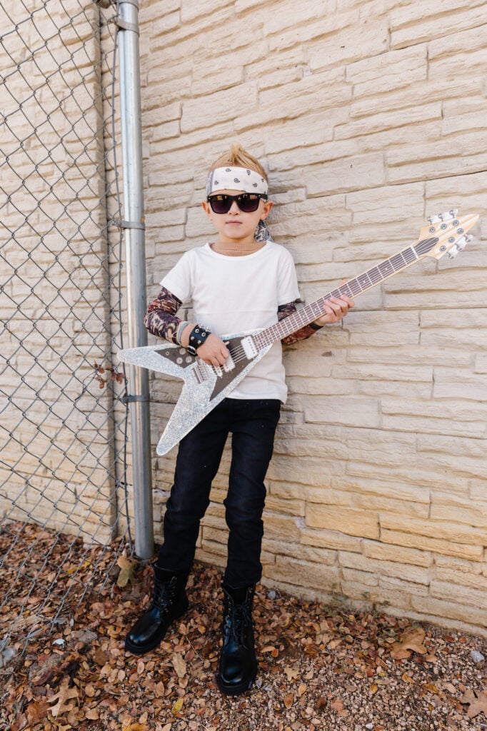 Rockstar Costume (Our Family's Halloween Costume) | Merrick's Art