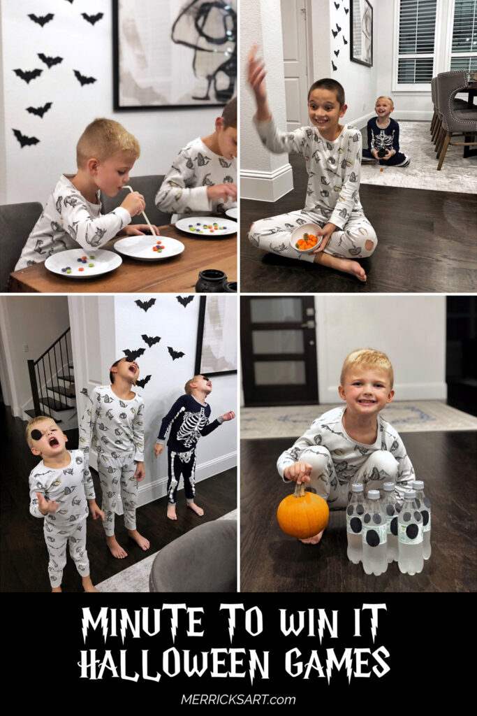 Easy Minute to Win It Halloween Games - Merrick's Art