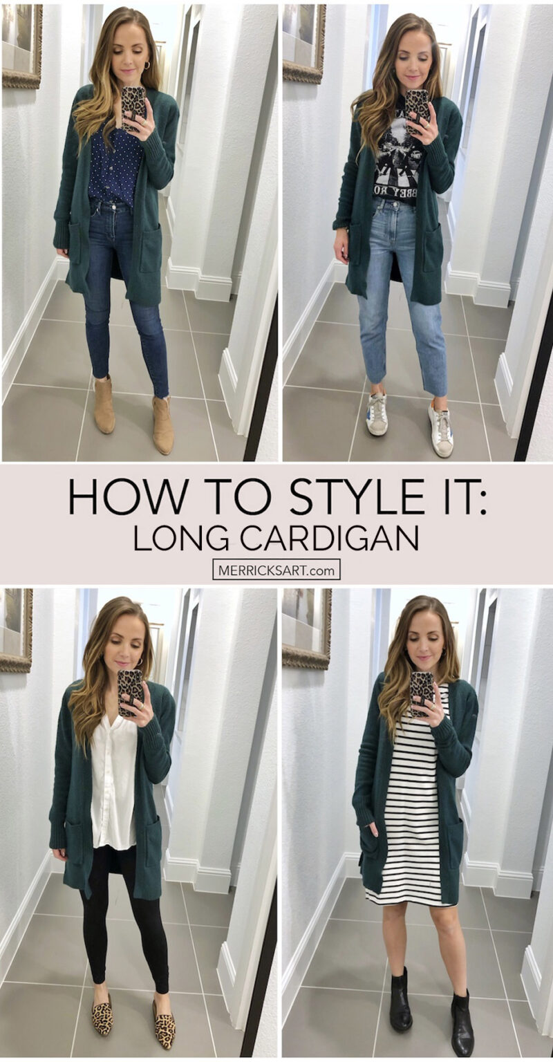 How to Wear A Cardigan (4 Easy Cardigan Outfits) - Merrick's Art