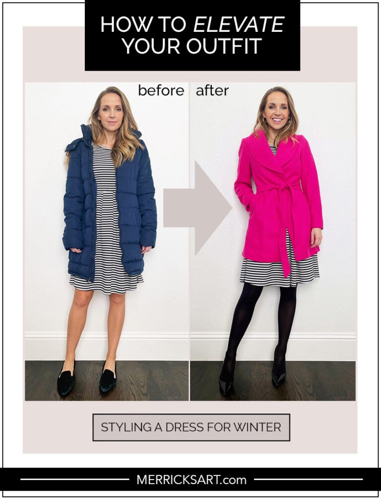 How to Wear a Dress in Winter: Winter Style Guide | Merrick's Art
