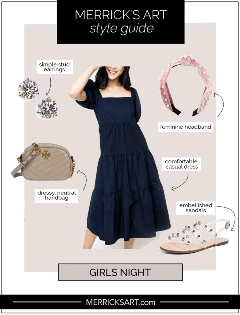 WHAT TO WEAR: Girls Night Outfits - Merrick's Art