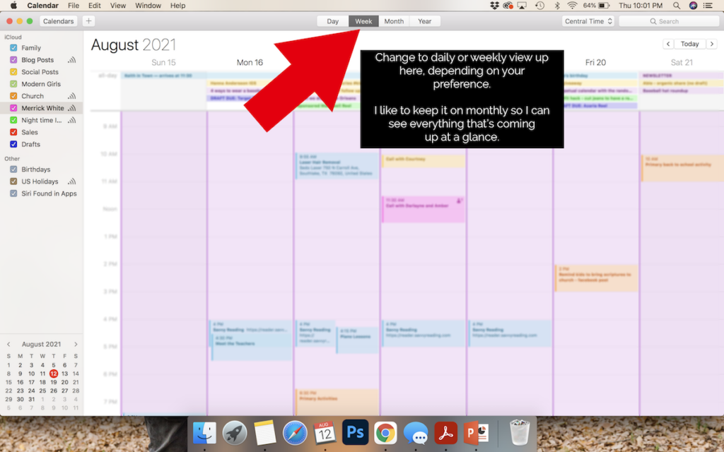 My Calendar System for Staying Organized - Merrick's Art