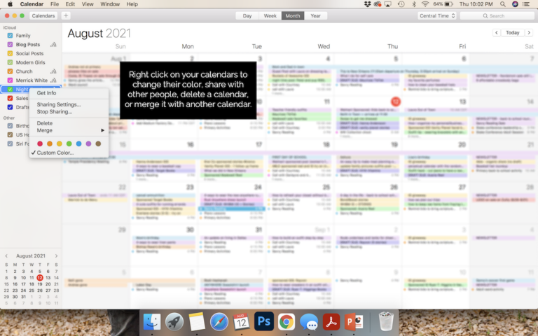 My Calendar System for Staying Organized - Merrick's Art