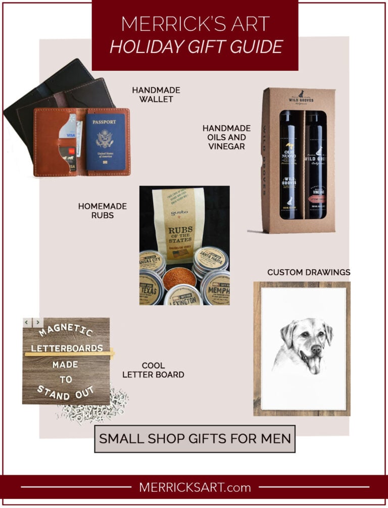 Small Shop Gifts for Men (Holiday Gift Guide) | Merrick's Art