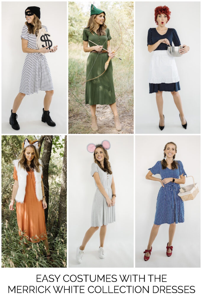 7 Easy Halloween Costumes with Merrick White Collection Dresses ...