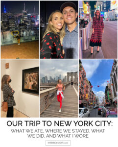 Our Fall Trip to New York City: What We Did, Ate, and Wore - Merrick's Art