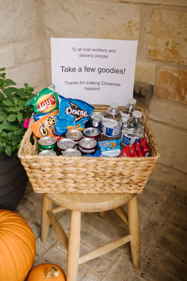 How to Make A Delivery Driver Thank You Basket - Merrick's Art