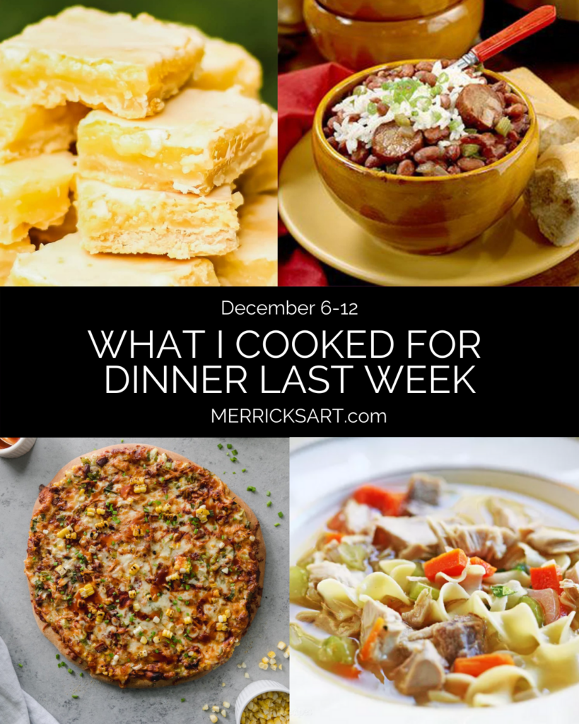 Dinner Ideas: Weekly Menu, December 6-12 - Get My Menu!