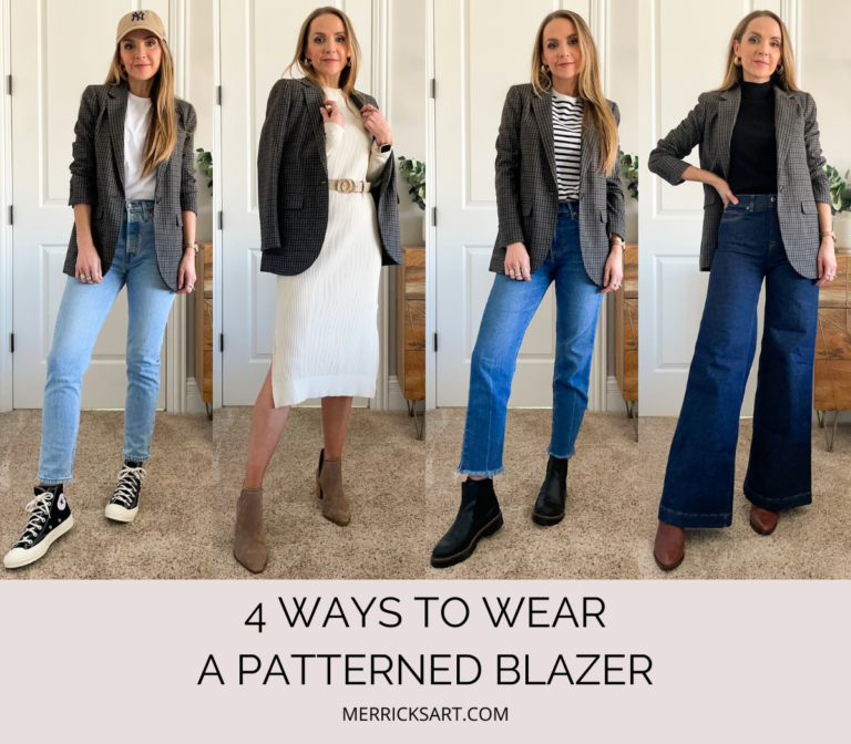 4 Patterned Blazer Outfit Ideas - Merrick's Art