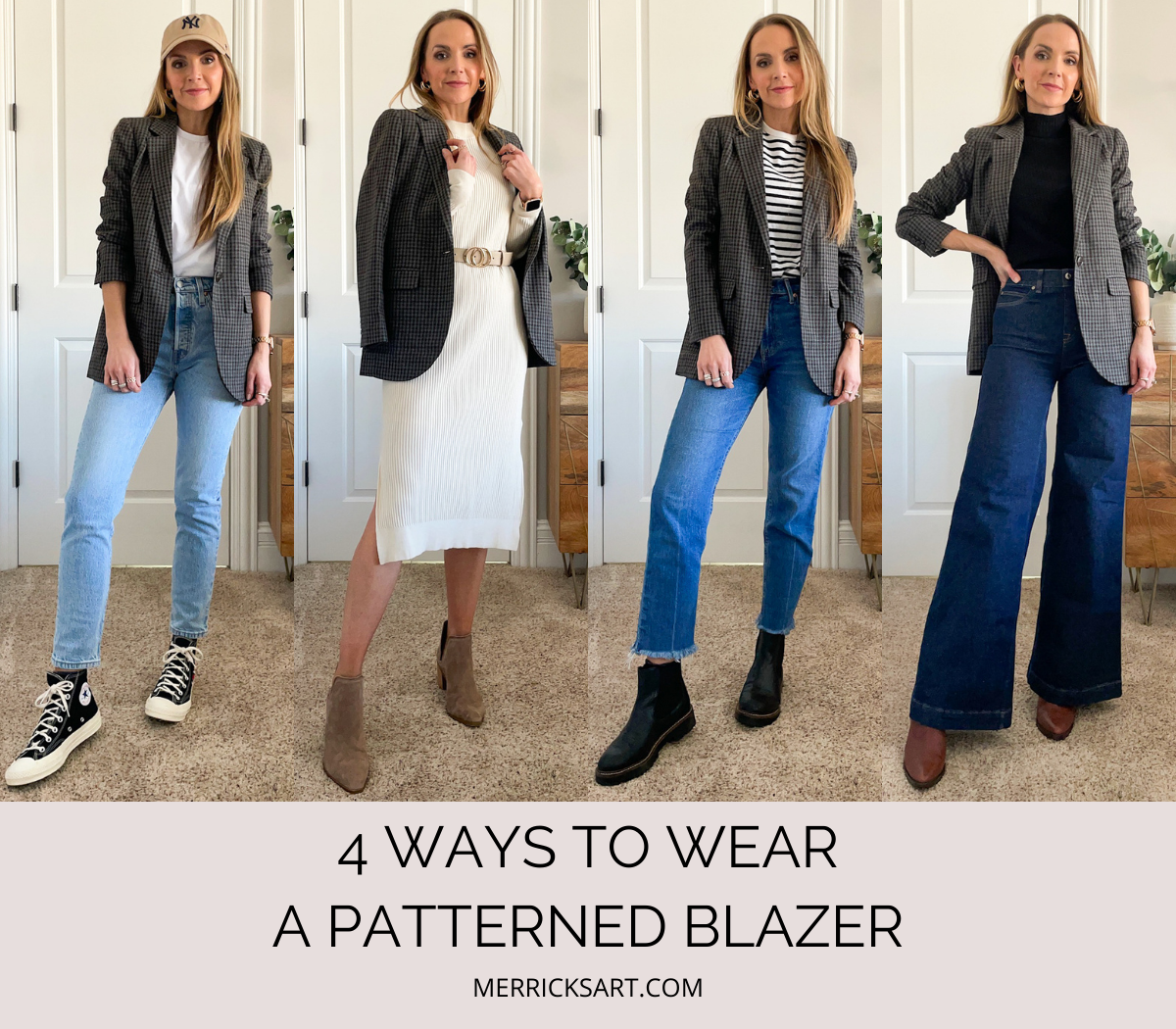 4 Patterned Blazer Outfit Ideas - Merrick's Art