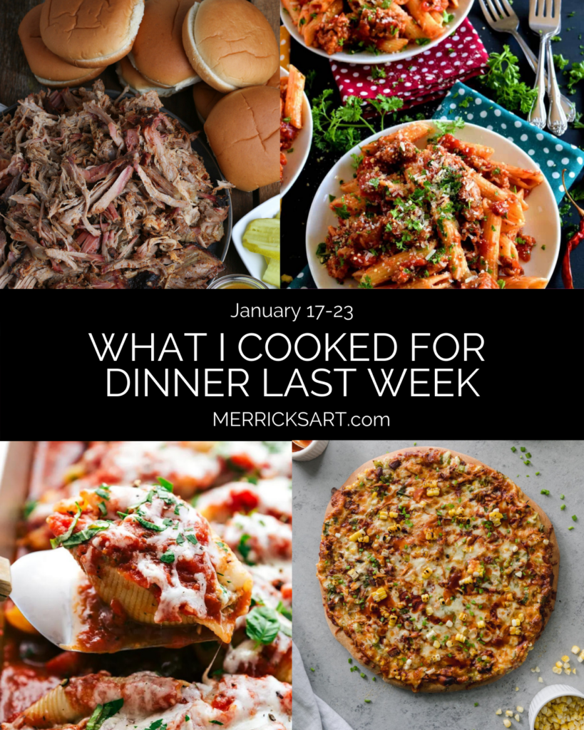 Dinner Ideas: Weekly Menu, January 17-23 - Get My Menu!
