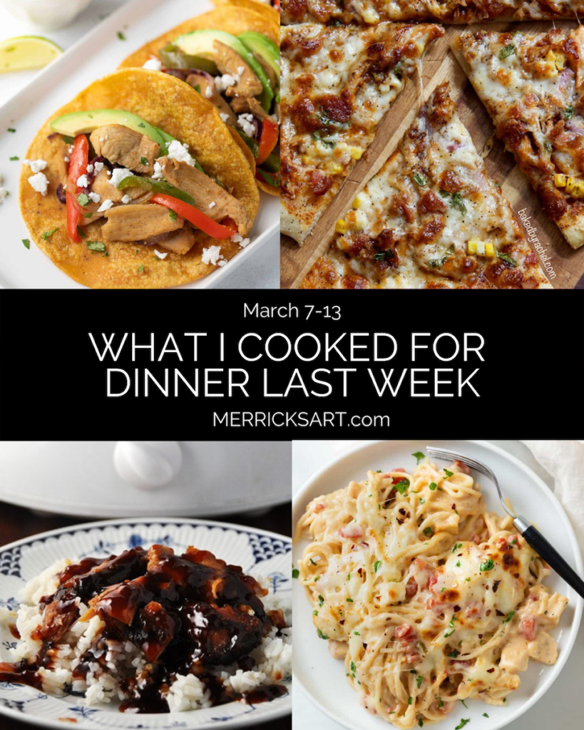 Dinner Ideas: Weekly Menu, March 7-13 - Get My Menu!