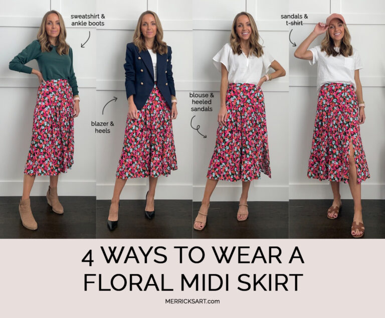 A Spring Skirt Styled 4 Ways - Merrick's Art