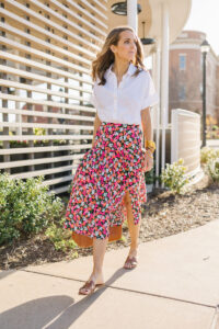 A Spring Skirt Styled 4 Ways - Merrick's Art