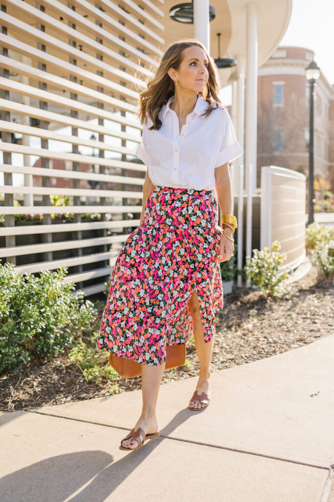 A Spring Skirt Styled 4 Ways - Merrick's Art