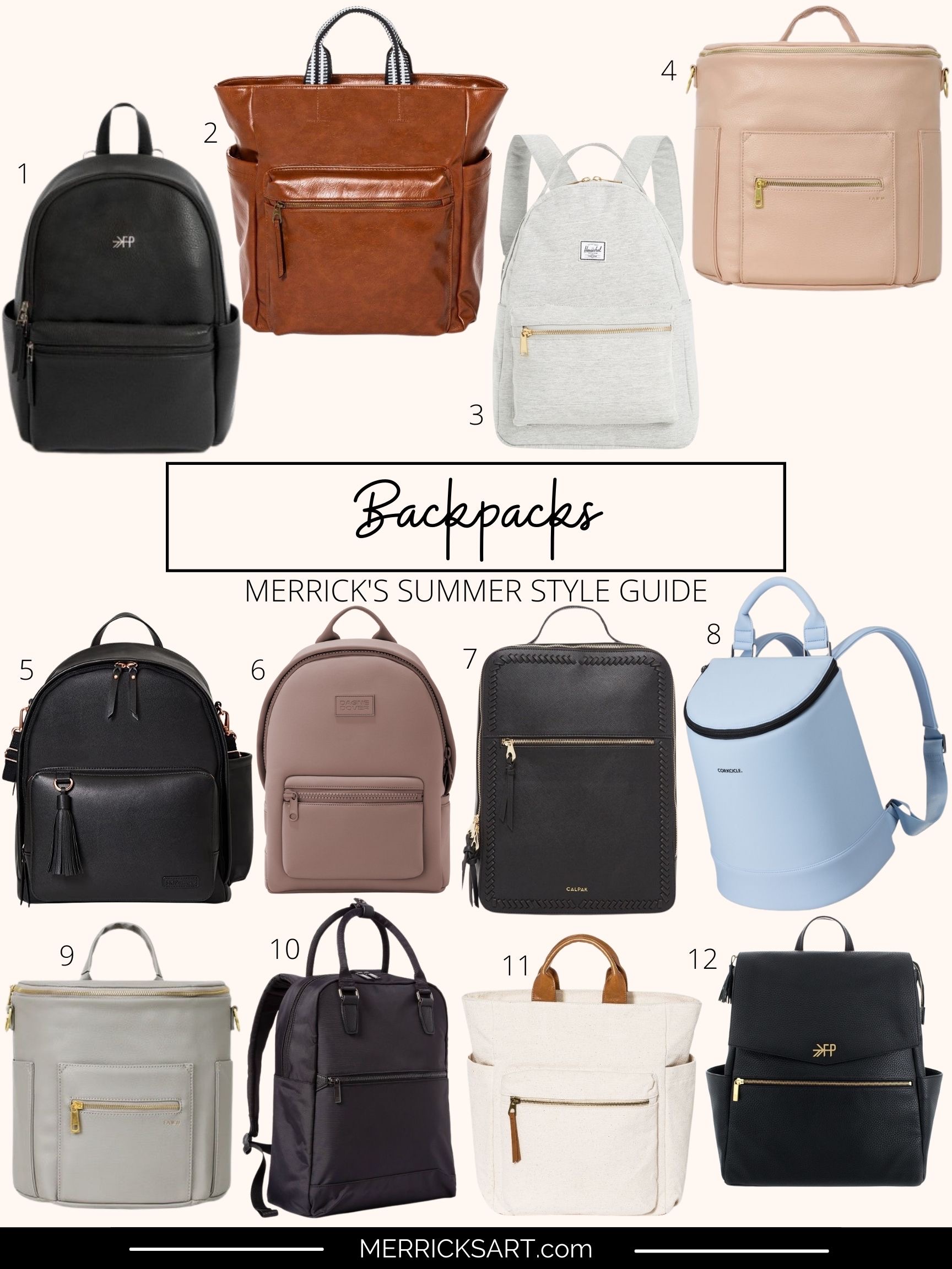 Mom-Friendly Backpacks for Summer - My Favorite Picks | Merrick's Art