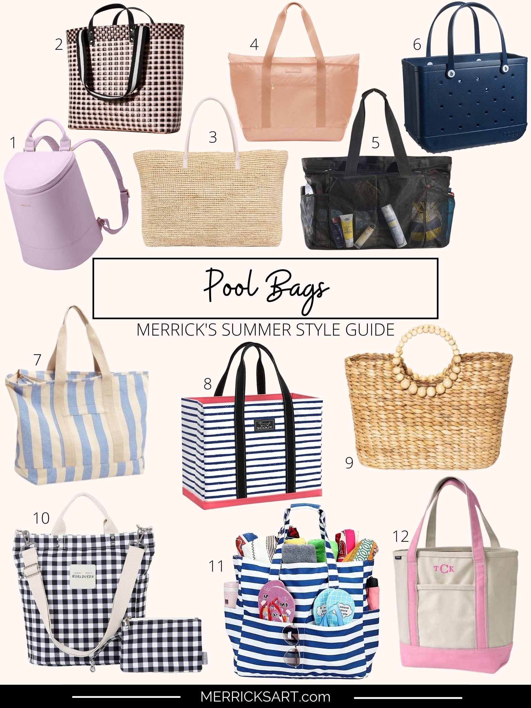 Pool Bags - My Favorite Picks | Merrick's Art