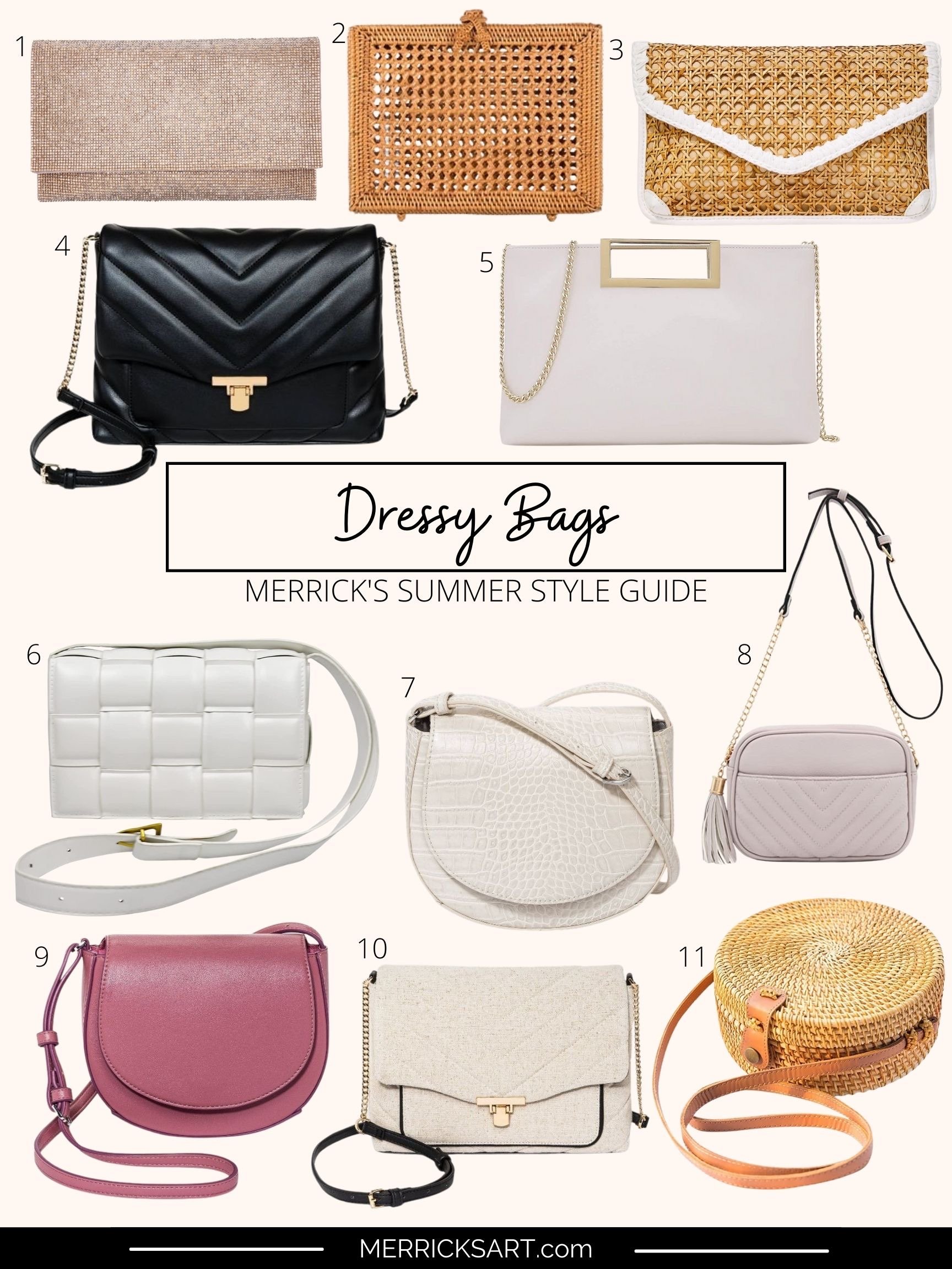 Dressy Bags for Summer - My Favorite Picks | Merrick's Art