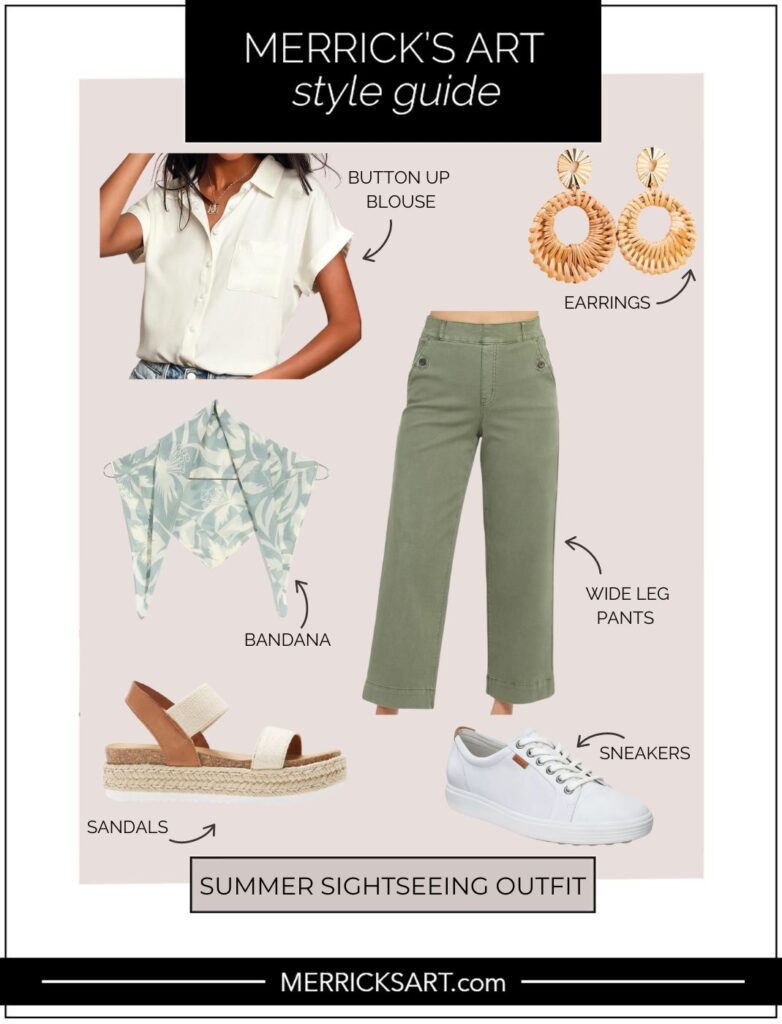 What to Wear: Summer Sightseeing Outfits - Merrick's Art