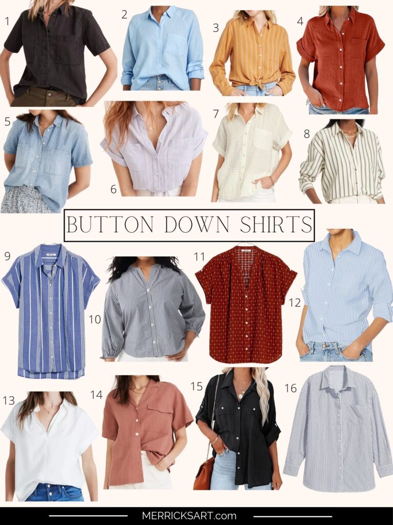 Button-Up Shirt Round Up - Merrick's Art
