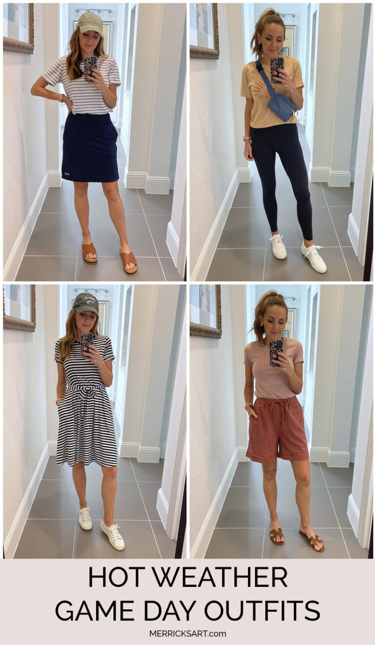 Hot Weather Game Day Outfits - Merrick's Art