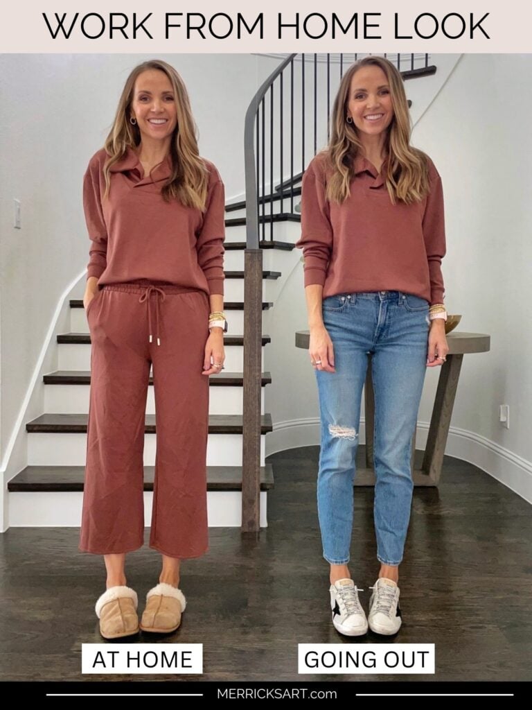 Work From Home Outfits That Are Comfy (4 Looks - Merrick's Art )