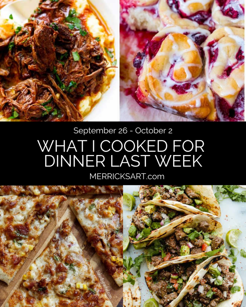 Dinner Ideas: September 26 - October 2 - Get My Menu!