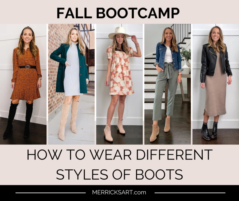 Different Styles of Boots: Fall Bootcamp - Merrick's Art