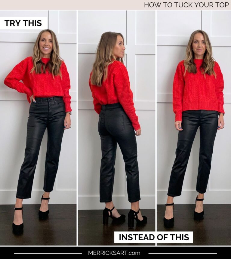 How to Tuck, Untuck, and Half Tuck Your Tops - Merrick's Art