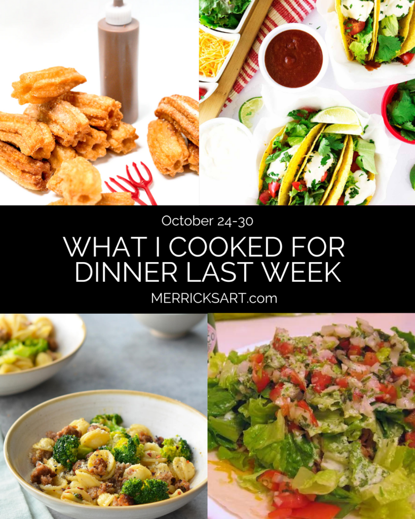 Dinner Ideas: October 24-30 - Get My Menu!