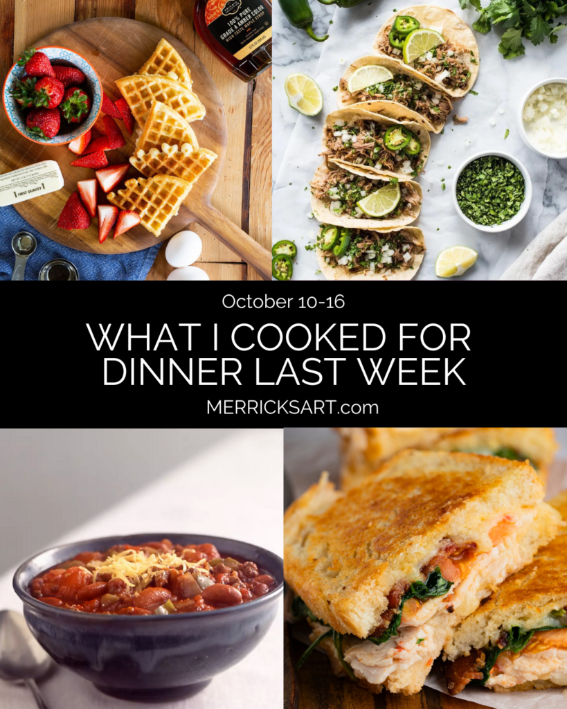 Dinner Ideas: October 3-9 - Get My Menu!