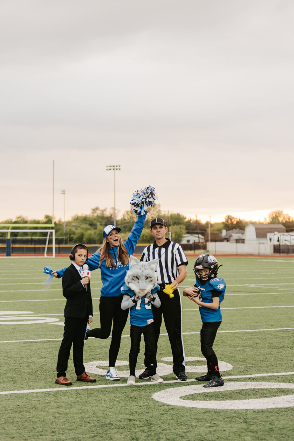 Our Family's Football Halloween Costume - Merrick's Art