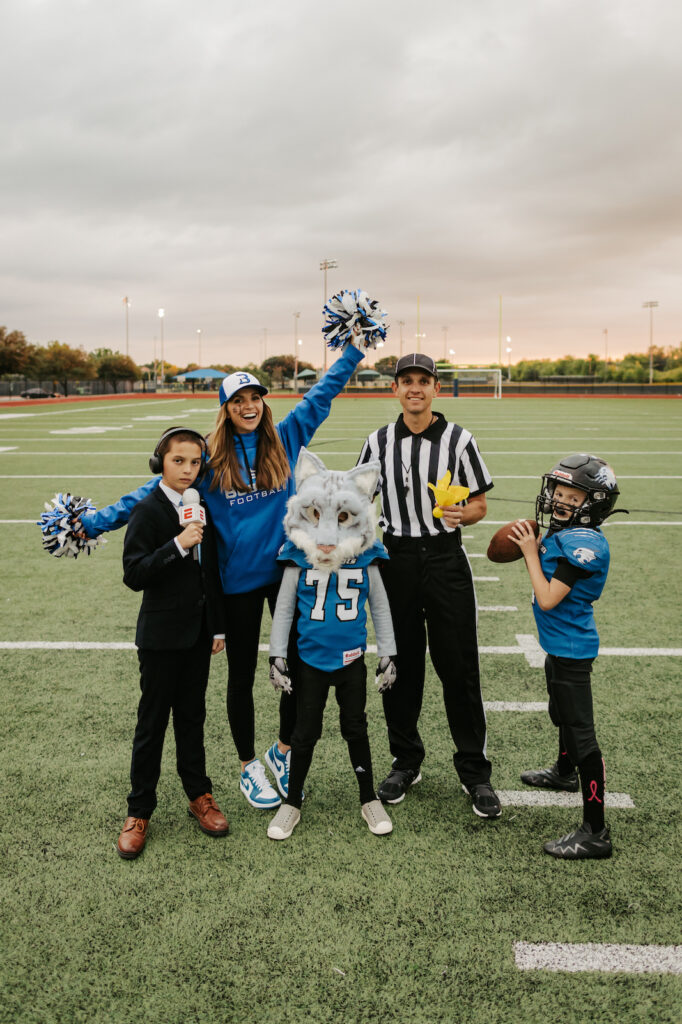 Our Family's Football Halloween Costume - Merrick's Art