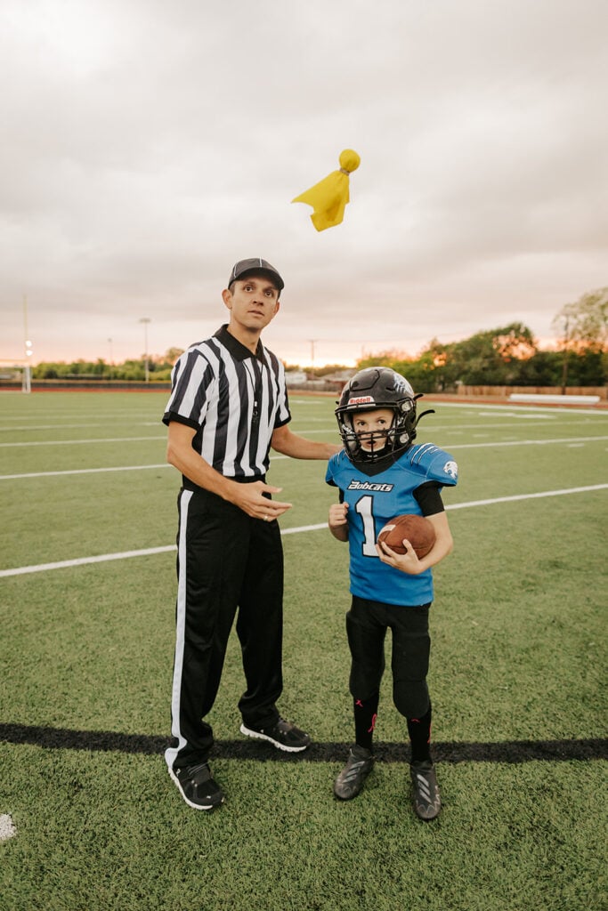 Our Family's Football Halloween Costume - Merrick's Art