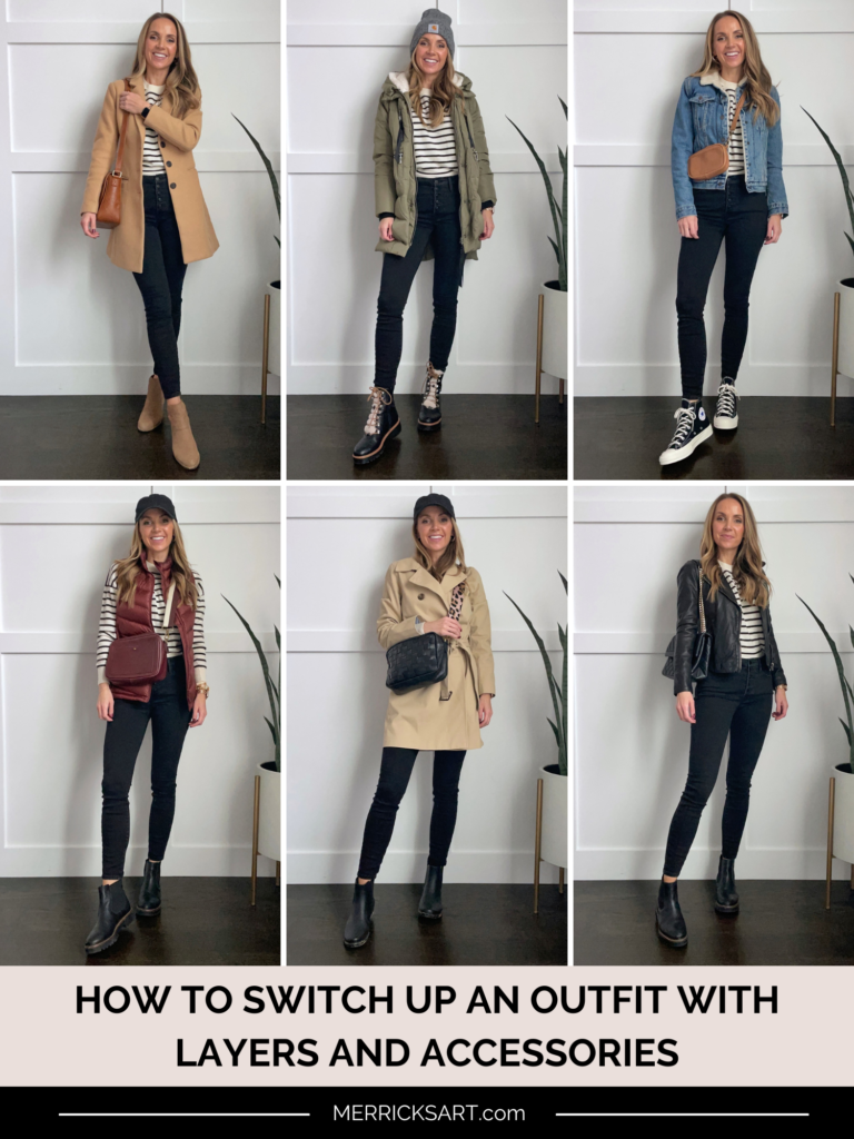 How to Switch Up An Outfit with Layers and Accessories - Merrick's Art