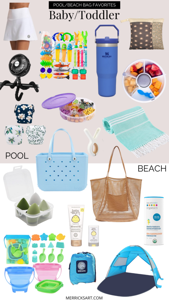 What to Pack in a Pool or Beach Bag: All Ages - Merrick's Art