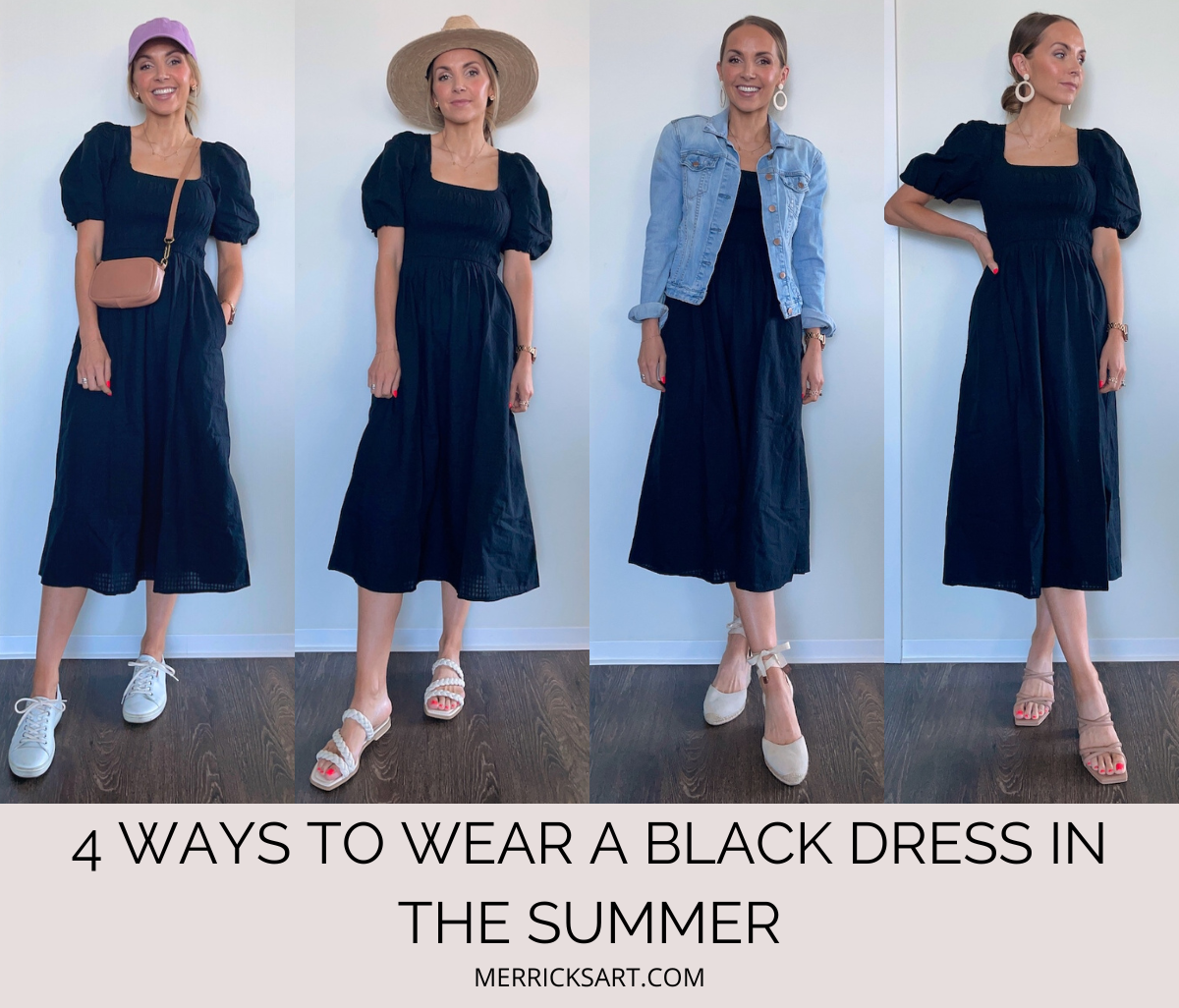 How to Wear a Black Dress in Summer - Merrick's Art
