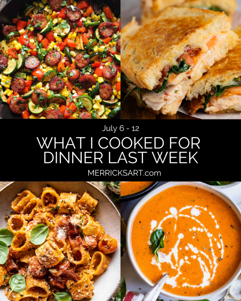 Dinner Ideas: July 6 - 12 - Get My Menu!